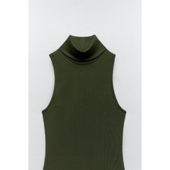Zara | Dresses | Zara High Neck Sleeveless Dress | Poshmark